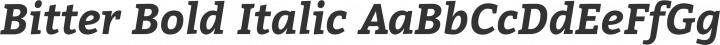 Bitter Font Free by Sol Matas » Font Squirrel