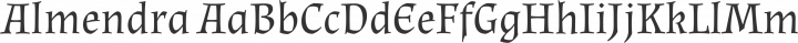 Almendra Font Free by Ana Sanfelippo » Font Squirrel