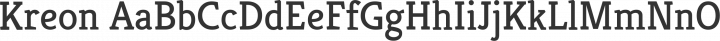 Kreon Font Free by Julia Petretta » Font Squirrel