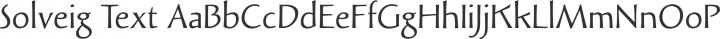 Solveig Font Free by Looseleaf Fonts » Font Squirrel