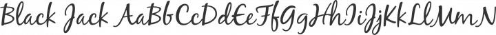 Black Jack Font Free by Typadelic » Font Squirrel