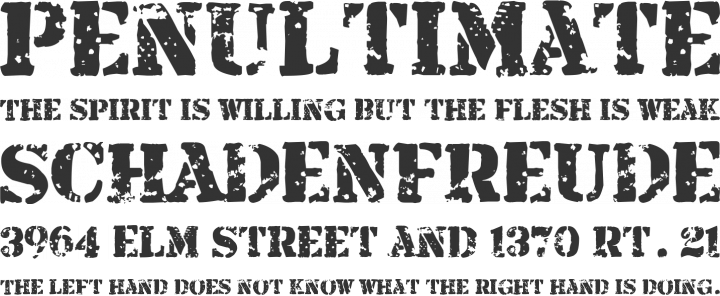 Armalite Rifle Font Free by Vic Fieger » Font Squirrel