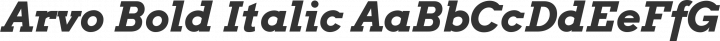 Arvo Font Free by Anton Koovit » Font Squirrel