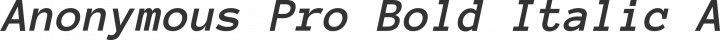 Anonymous Pro Font Free by Mark Simonson » Font Squirrel