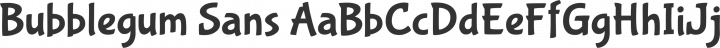 Bubblegum Sans Font Free by Sudtipos | Font Squirrel